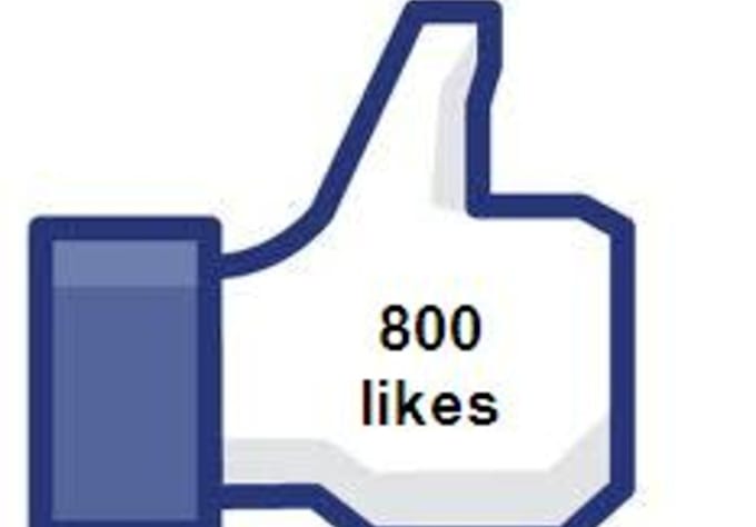 Give facebook likes 800+ by Thanhdat92 | Fiverr