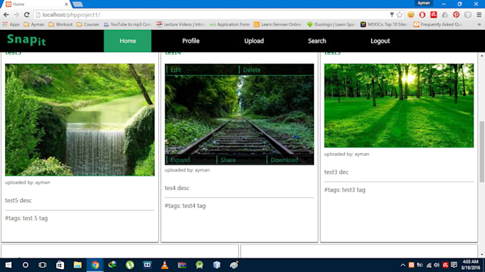 Build a static webpage with html, css, javascript and jquery by ...