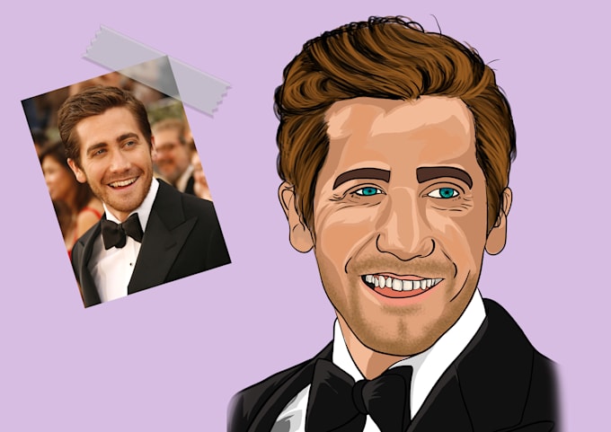 Draw your picture in a cartoony way by Ridouan | Fiverr