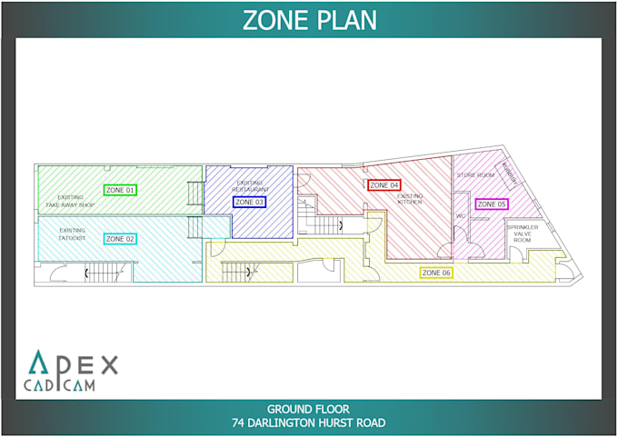 Create your fire zone plans by Apexcad | Fiverr