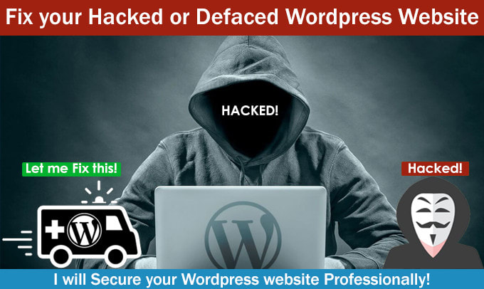 Fix wordpress site hacked, defaced, error, issue by Nsindhu | Fiverr
