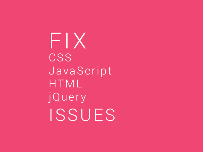 Fix Dot Net C Sharp Css Javascript Jquery Html Php Python Issues By Jinskjoy Fiverr