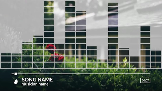 Make a super music visualizer for any song by Charlieavega | Fiverr