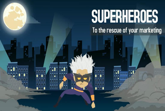 Create animated superhero 2d video by Majo2 | Fiverr