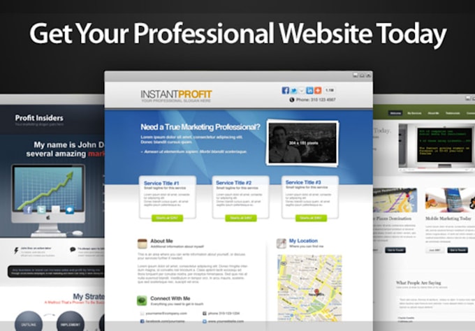 Give you 3 professionally designed corporate website html templates by ...