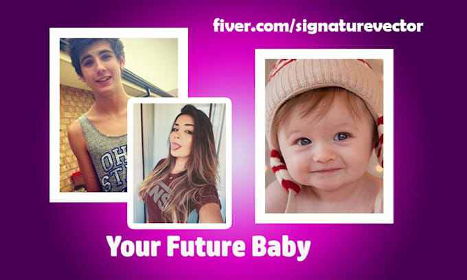 Show you how your future baby will look like by Signaturevector | Fiverr