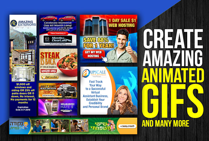 Create animated gif banner ads for google and social media by ...