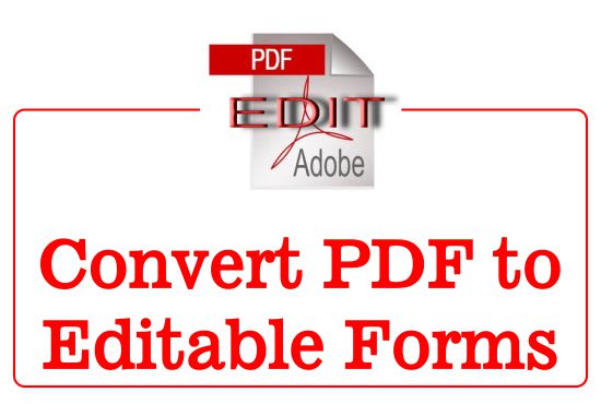 Convert pdf to editable forms by Goldnetonline | Fiverr