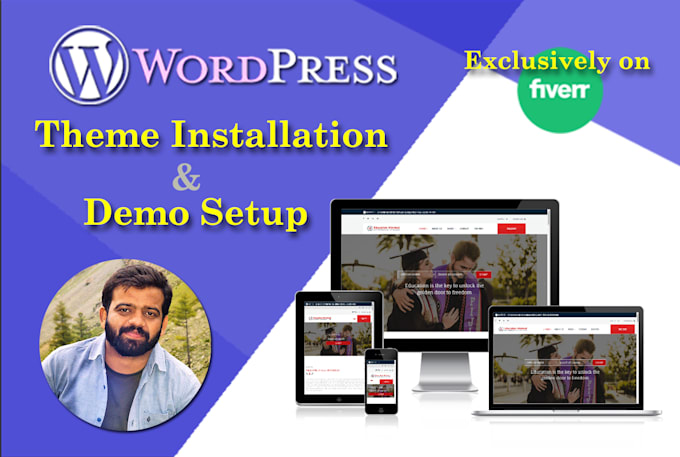 Install wordpress, theme and import demo by Raaj395 | Fiverr