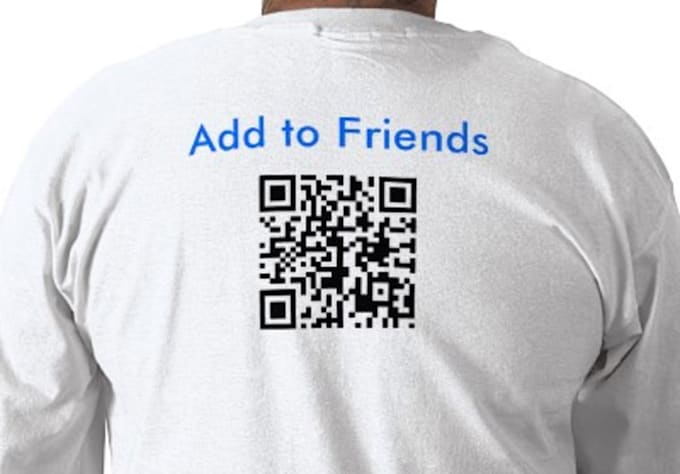 Make a qr code ready to be plotter cut in sign vinyl or heat press ...
