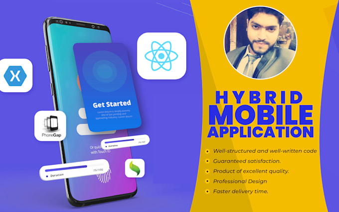 Create best hybrid react native mobile applications by Shabihhaider ...