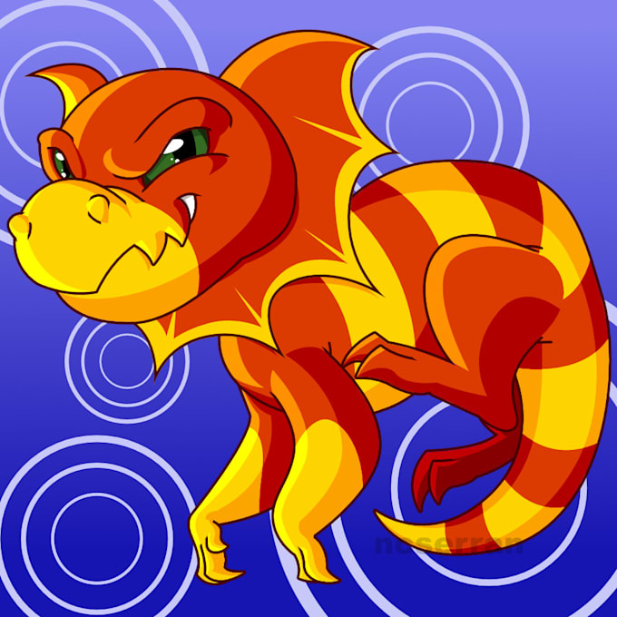 Design lovable and vibrant cartoon characters by Ncserran | Fiverr