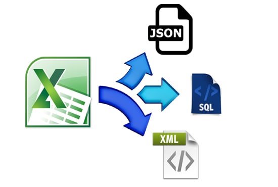 Convert Your Excel Or Csv File To Json Xml Sql Etc Within 48 Hrs By