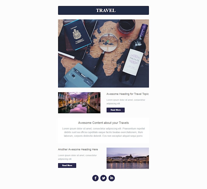 Create html email newsletter fast and cheap mobileresponsive by ...