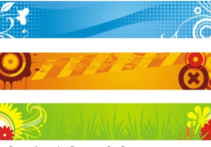 Design 3 beautiful headers, logos or footer for your website by ...