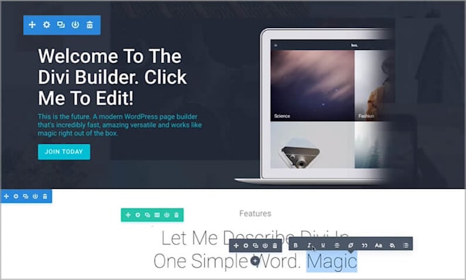 Do a beautiful layout in divi builder by Ridhimapandit | Fiverr