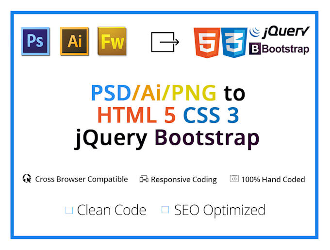 Write Html Css Jquery And Ajax Of All Versions By Pmsweb Fiverr 0112