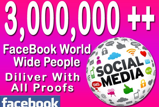Promote your link 3,000,000 real facebook member by Jeni99 | Fiverr