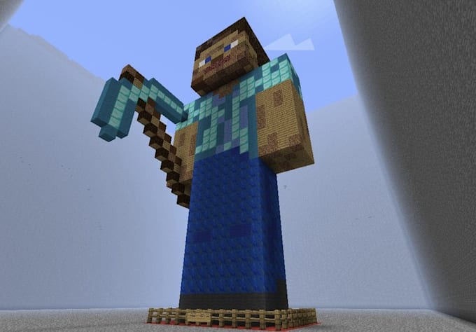 Build your minecraft character in minecraft by Angeldouche66 | Fiverr