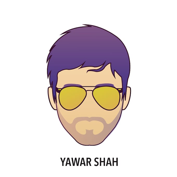 Create a funky minimalistic avatar for you by Haseebkhan496 | Fiverr