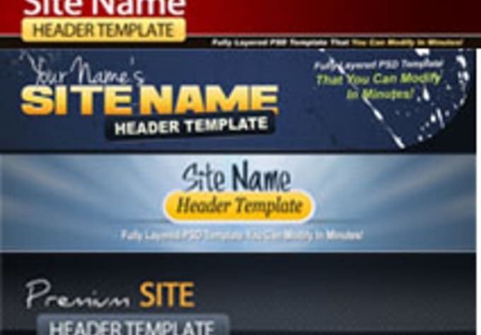 Design a custom banner for your website by Crazyparser | Fiverr