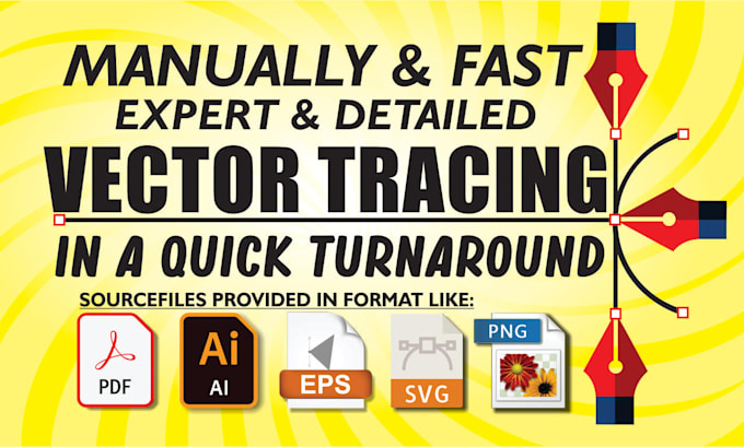 Professionally trace images into vector fast by Mk_8547 | Fiverr