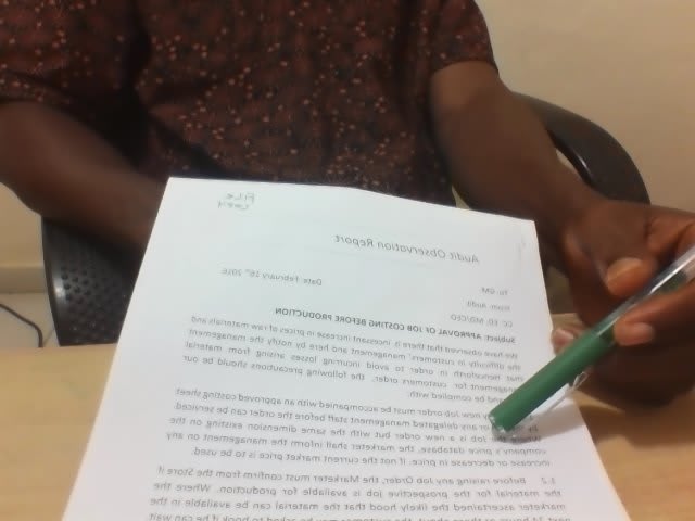 Draft a standard operating procedure on any business records by ...