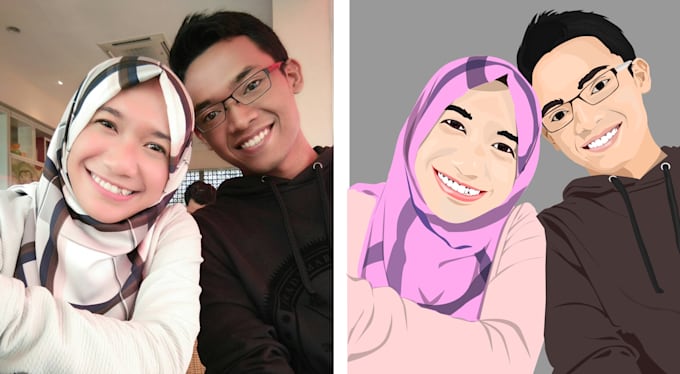 Convert your photo into vexel vector art by Beno_rohman | Fiverr