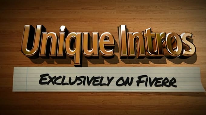 Create a unique video intro by Videos_by_jen | Fiverr