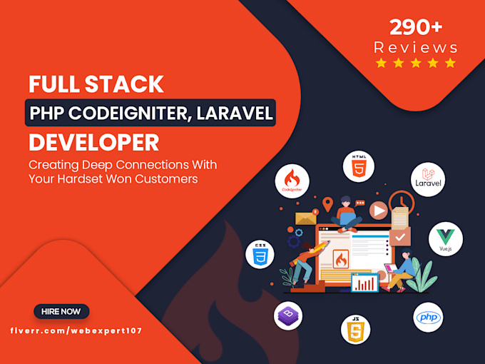 Be your php, codeigniter, laravel developer for web apps, apis and bug fixes by Webexpert107 ...