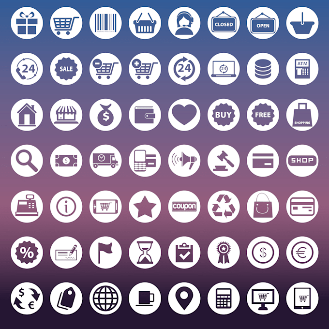 Design attractive icons for your application by Amdesingner | Fiverr
