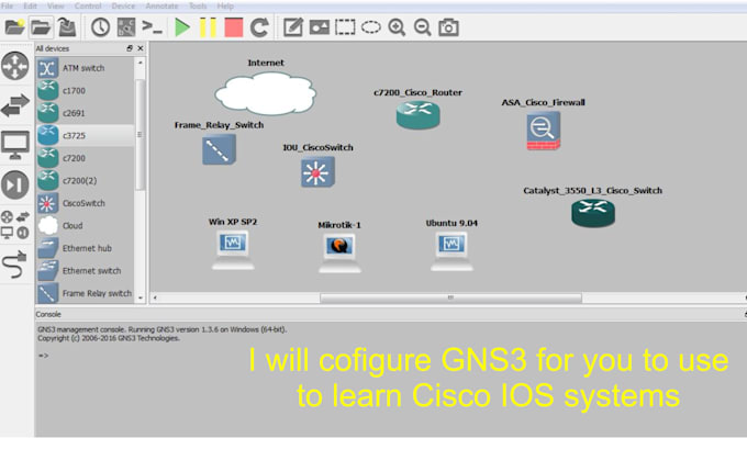 Setup gns3 for learning networking via teamviewer on windows by ...