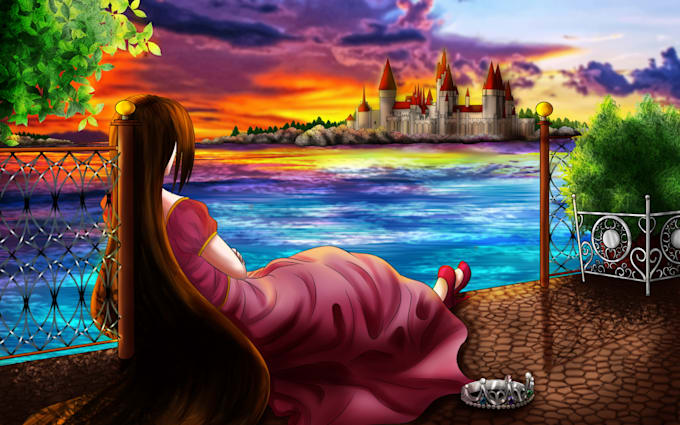 Draw amazing book illustrations by Viralwebss | Fiverr