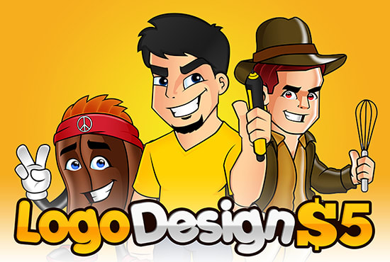 Design professional cartoon retro logo by Paxdesigns | Fiverr