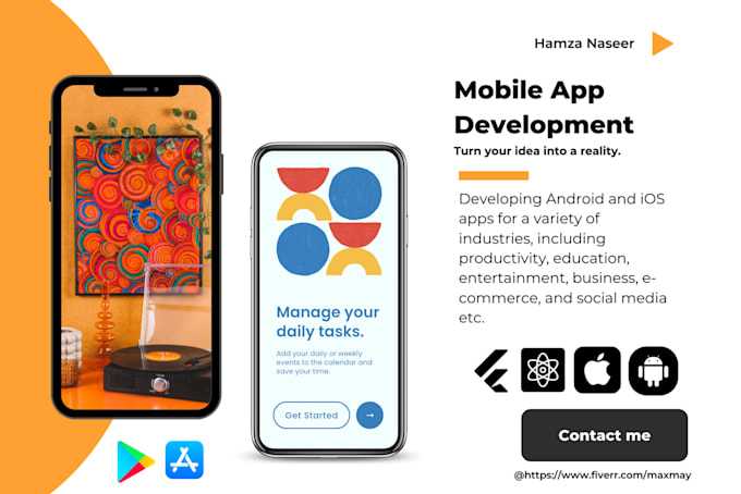 Do ios development android development and mobile app development by Maxmay | Fiverr