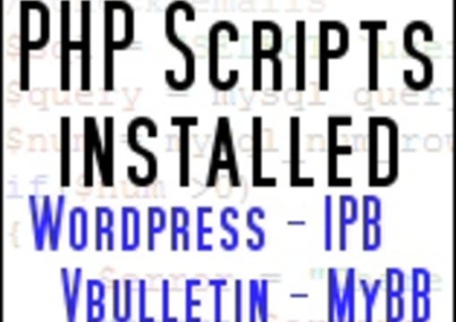 Install Any Php Script And Setup The Mysql Database By Verkaufer Fiverr