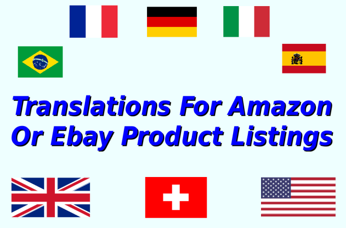 Translate your amazon or ebay product listings by Robertogiardina | Fiverr Translate your amazon or ebay product listings by Robertogiardina | Fiverr