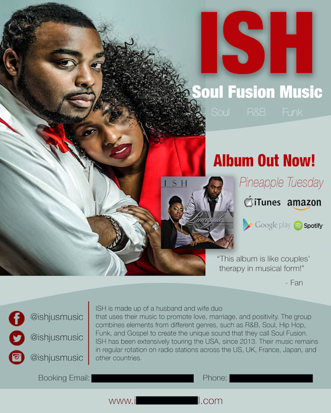 Design a professional one sheet for individual or company by ...