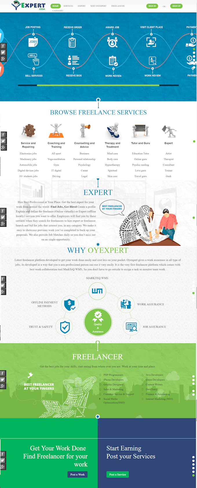 Design eye catchy website by Markteq | Fiverr