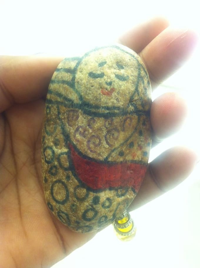 Paint a stone child as a precious gift by Realjennychama | Fiverr