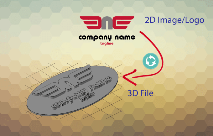 Convert your logo or image into a 3d design by Franzpinn | Fiverr