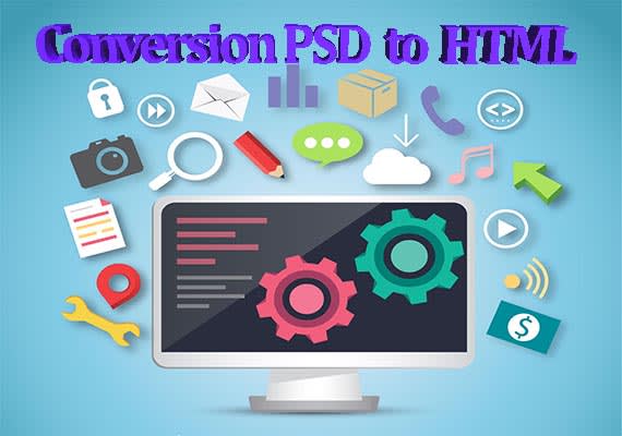 Convert psd to html css by Kzaman36 | Fiverr