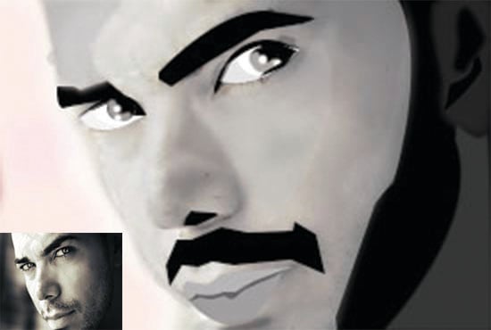 Draw a smooth cartoon with background by Rhemadesigns | Fiverr