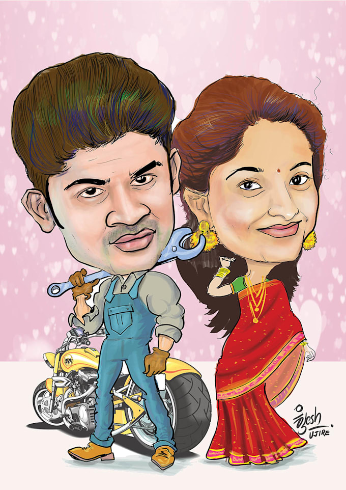 Do cartoons,caricatures,digital art, character design by Shailu282 | Fiverr