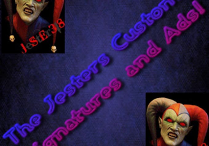 Make you a custom animated signature or ad by Thejester318 | Fiverr