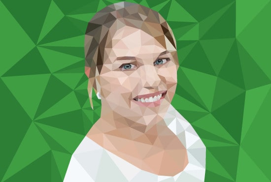 Create amazing polygon portrait by Staggraphic | Fiverr