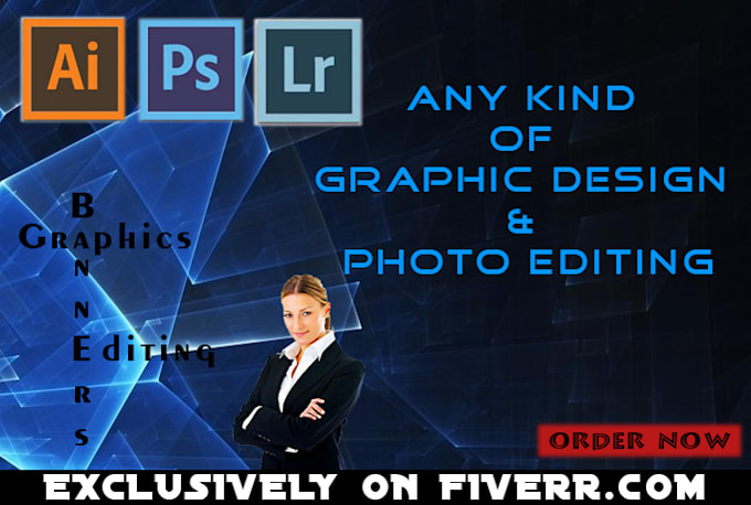 Do your graphics and photo editing requirements by Lahirus | Fiverr