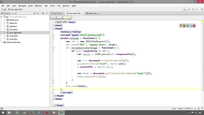 Program for you javascript by Ernaso | Fiverr