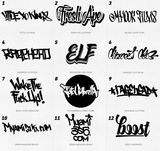 Create handstyle graffiti lettering logo signature tag by Bangingjoints ...