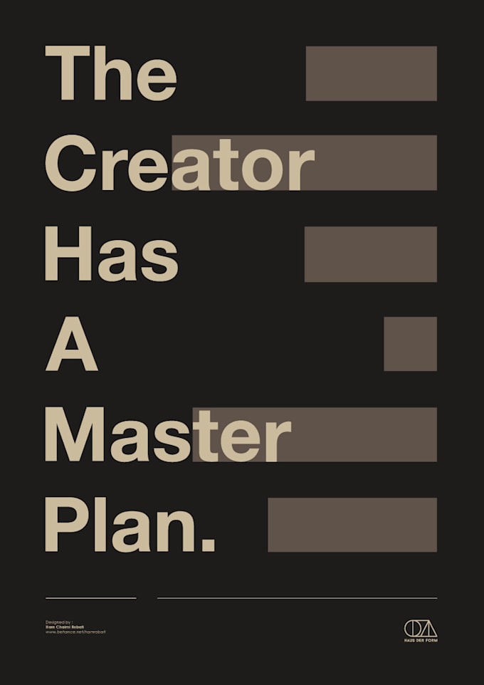 Design minimal and clear poster art by Hamzarobati | Fiverr